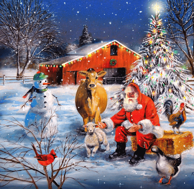 Santa’s New Ride: Drones, Tractors, and a Very Agricultural Christmas ...
